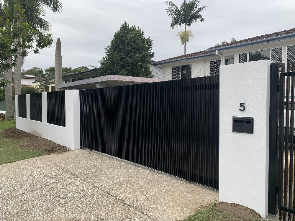 Automatic Luxury Blade Sliding Driveway Gate-Automatic Sliding Gate ...